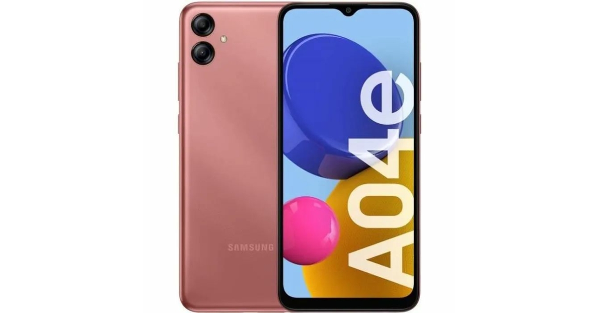 SAMSUNG Galaxy A04e SM-A042F 6,5" 64Go 4G Cuivre - infinytech-reunion