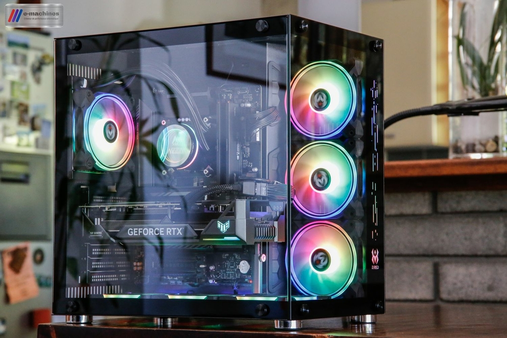 E-MACHINES M.RED Crystal Sea i5-14600KF et RTX 4070 Ti - infinytech-reunion