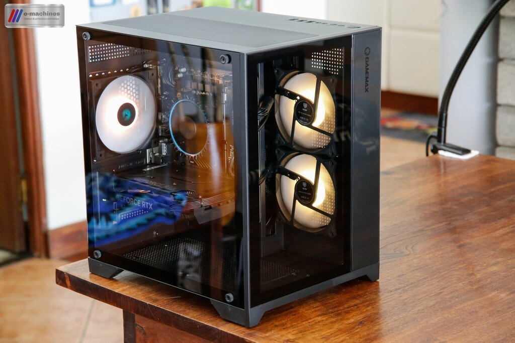 E-MACHINES Mini Cube GAMEMAX i5-14400F et RTX 4060 - infinytech-reunion
