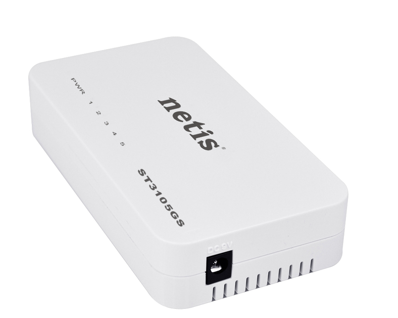 Switch 5 ports NETIS ST3105GS 10/100/1000 mbps - infinytech-reunion
