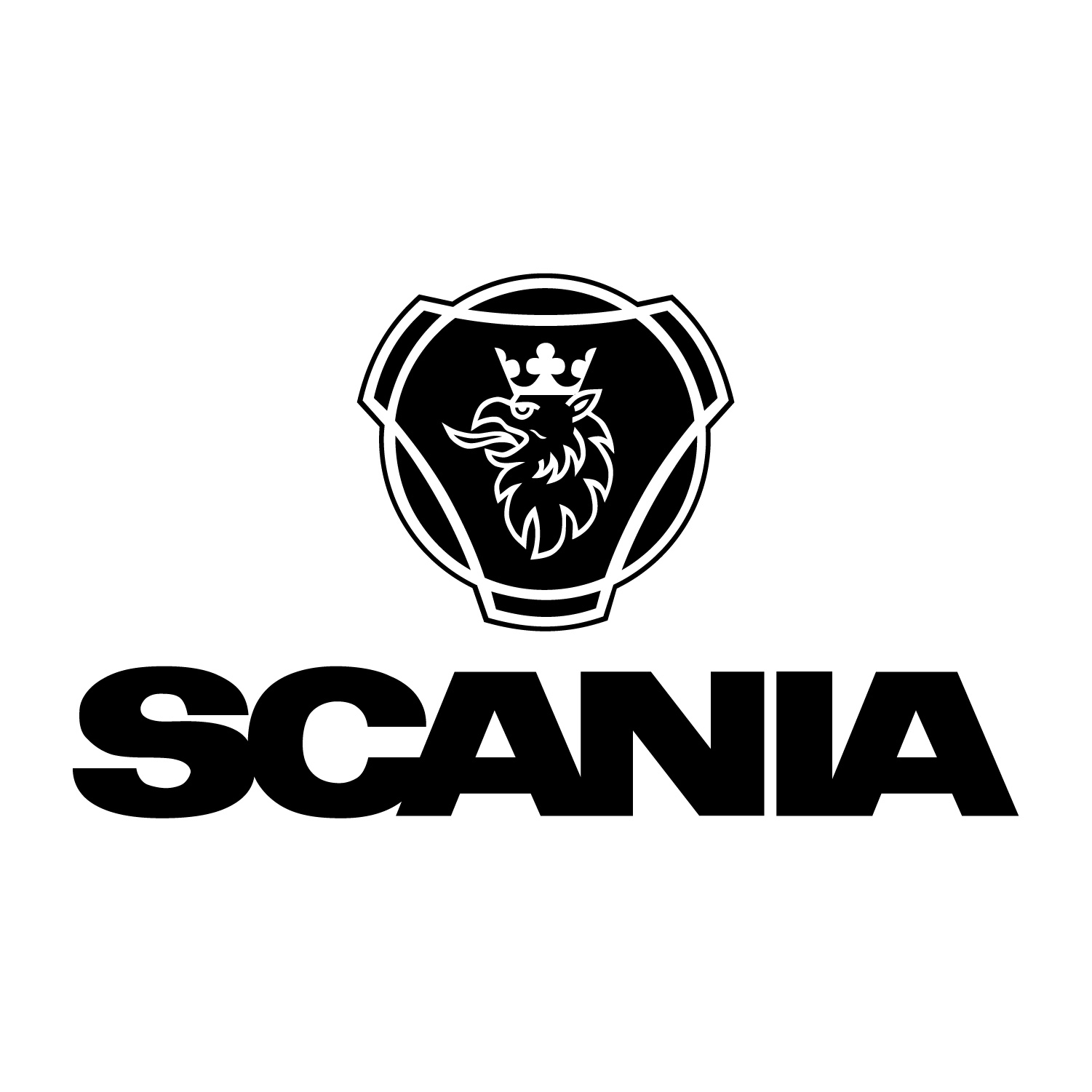 Stickers Scania logo superposé - Autocollant Scania Camion