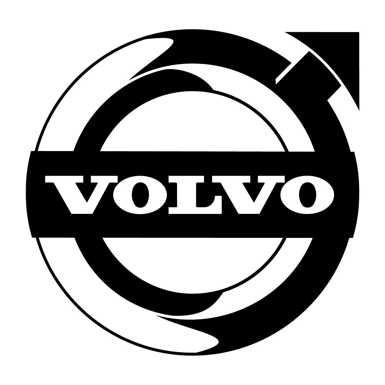 Stickers Volvo logo stylisé - Autocollant Camion et voiture