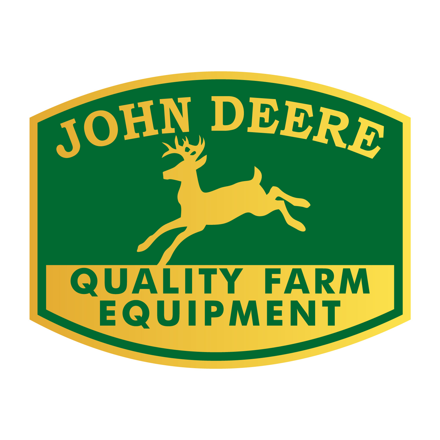 Stickers John Deere logo m3 couleurs - Autocollant tracteur