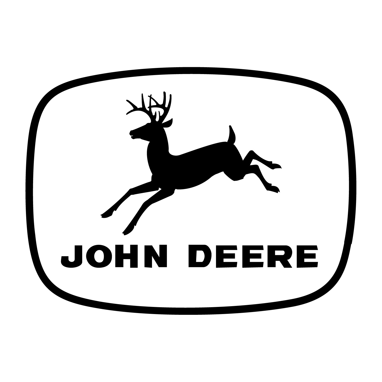 Stickers John Deere logo m4 - Autocollant tracteur et Engins