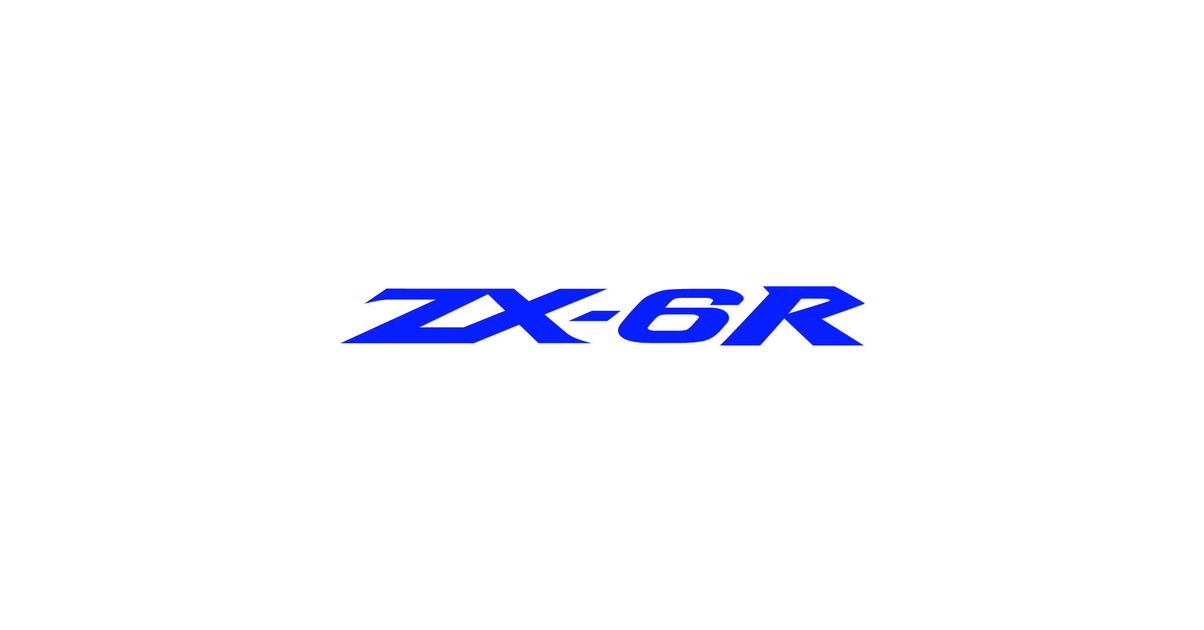 Stickers Kawasaki ZX-6R Logo - Autocollant moto