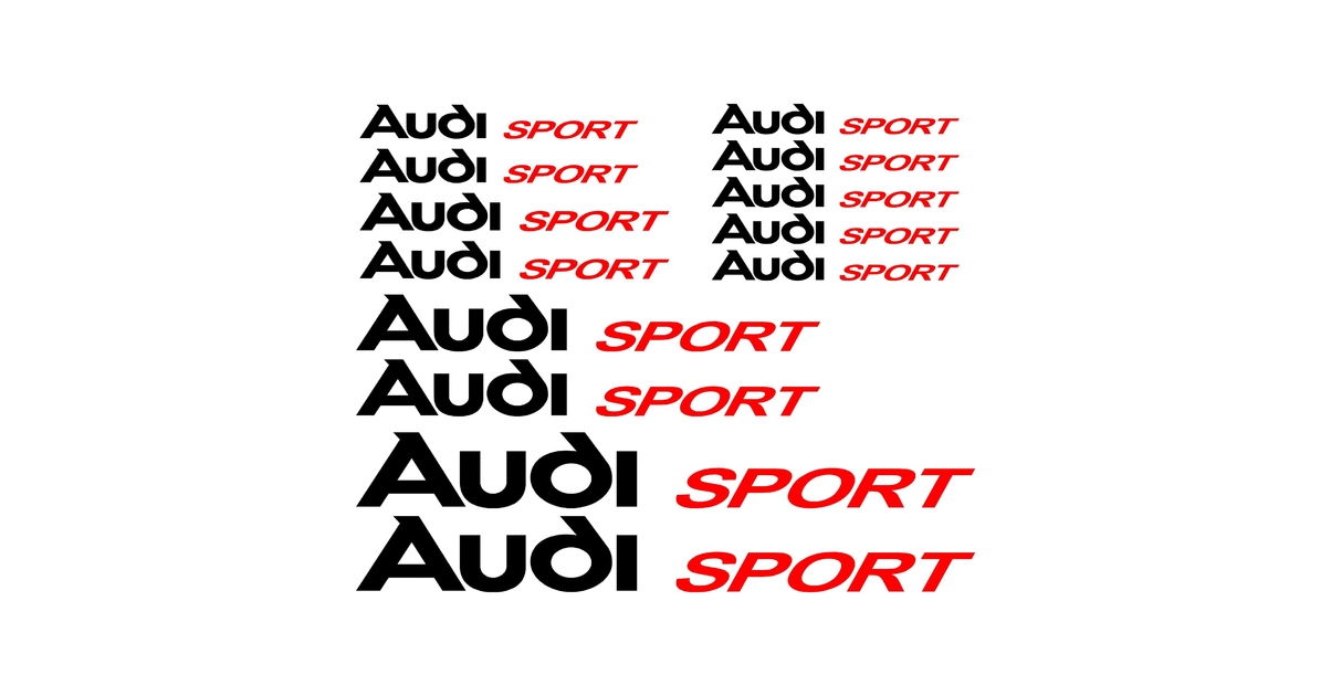 Kit Stickers Audi Sport - Autocollant voiture