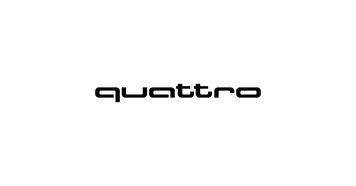 Stickers Audi Quattro Logo - Autocollant voiture