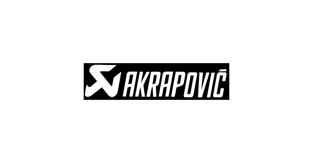 Stickers Akrapovic Logo - Autocollant Sponsor et marque