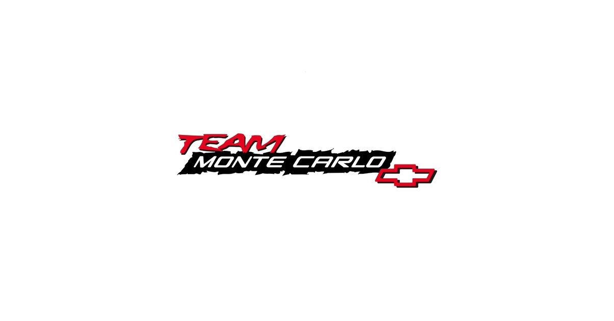 Stickers Chevrolet Team Monte Carlo - Autocollant voiture