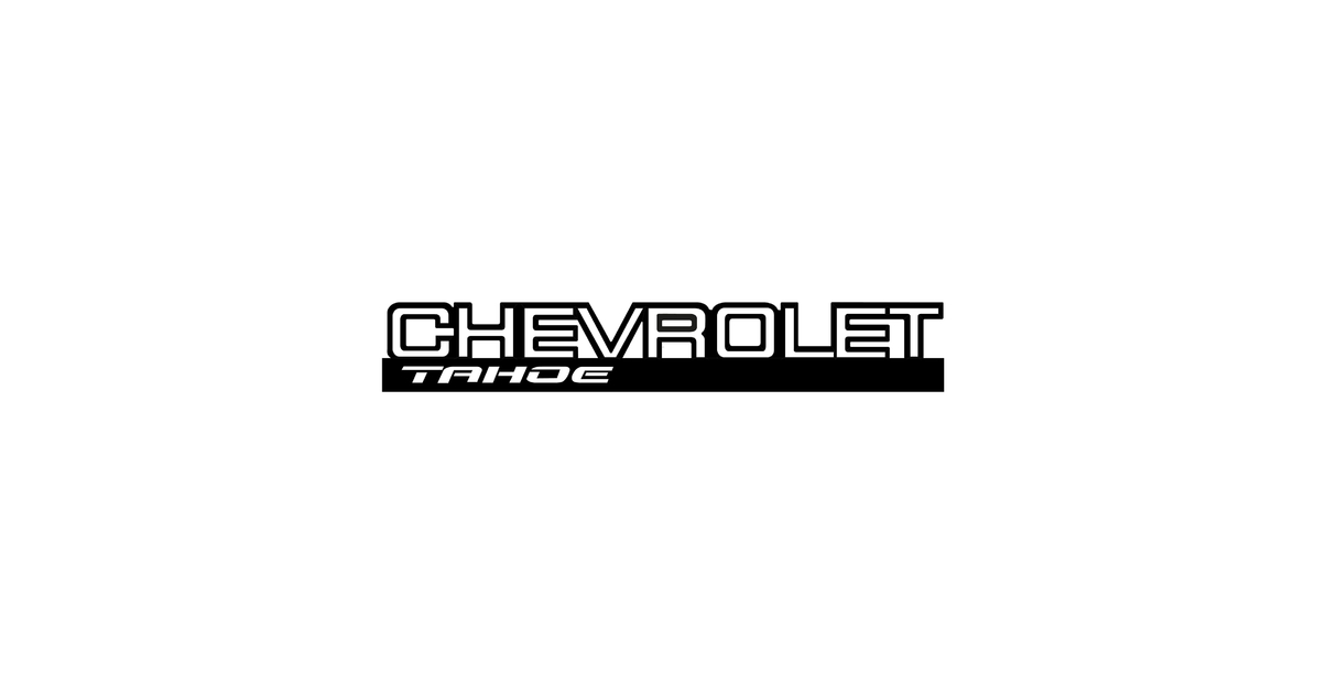 Stickers Chevrolet Tahoe - Autocollant voiture
