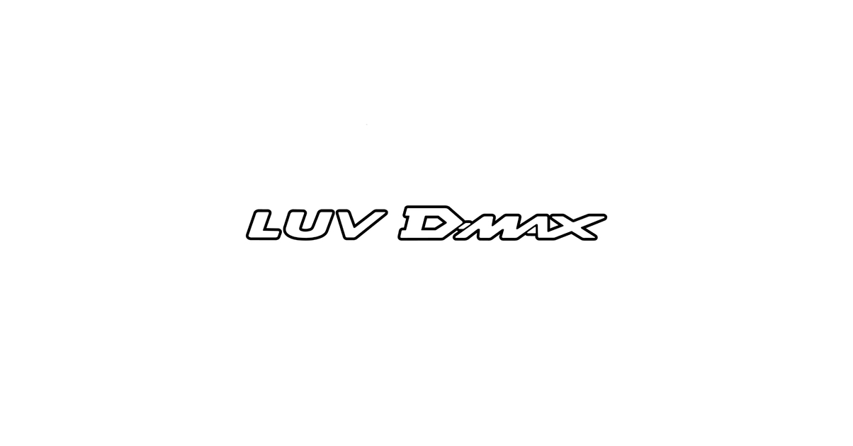 Stickers Chevrolet Luv D-MAX - Autocollant voiture