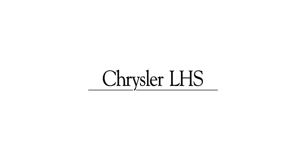 Stickers Chrysler LHS Logo - Autocollant voiture