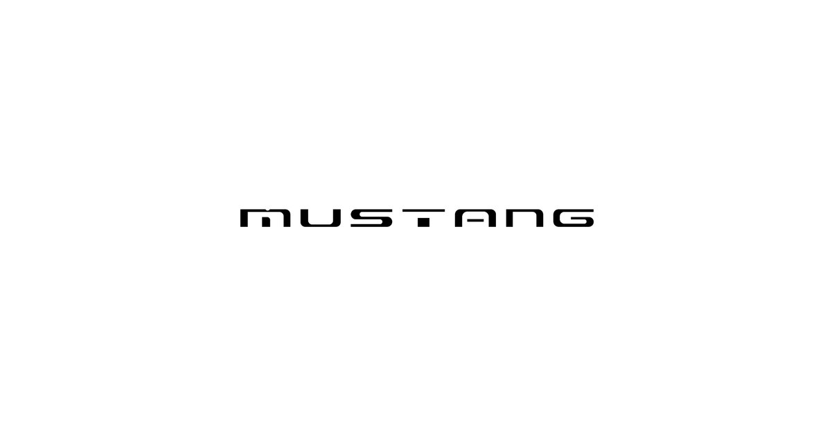 Stickers Mustang - Autocollant voiture