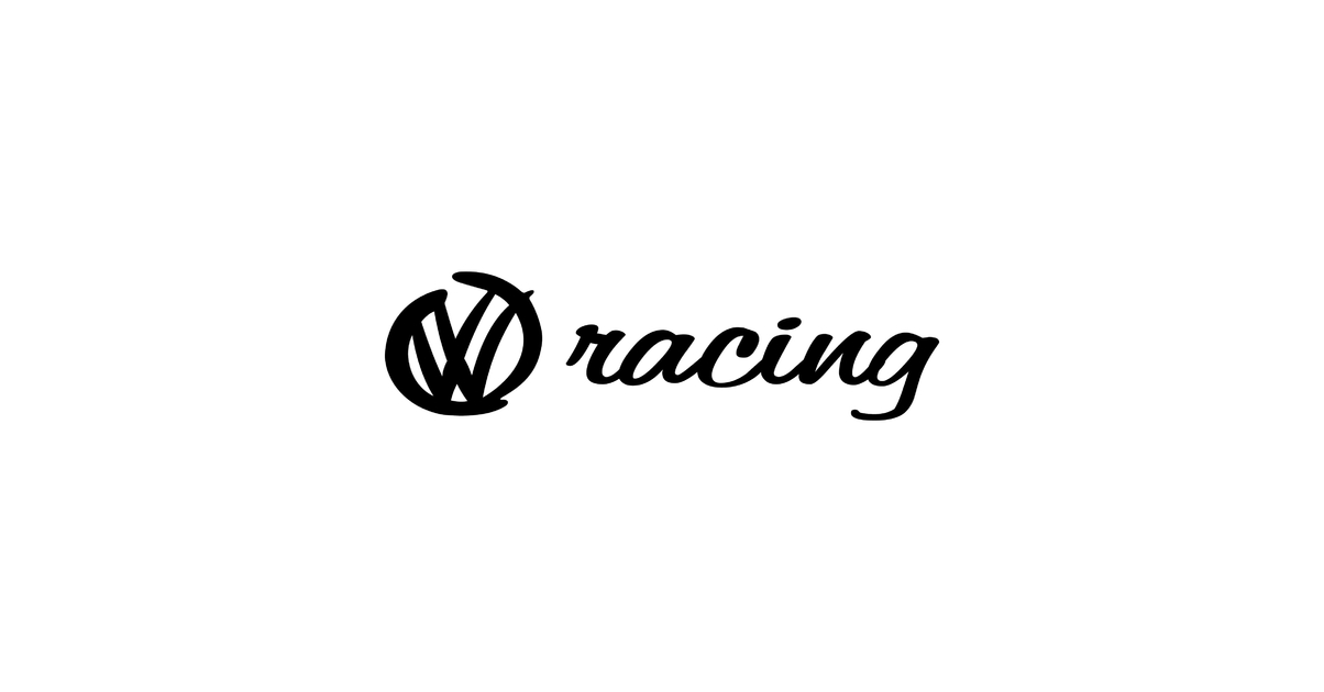 Stickers Volkswagen Racing Logo 2 - Autocollant voiture