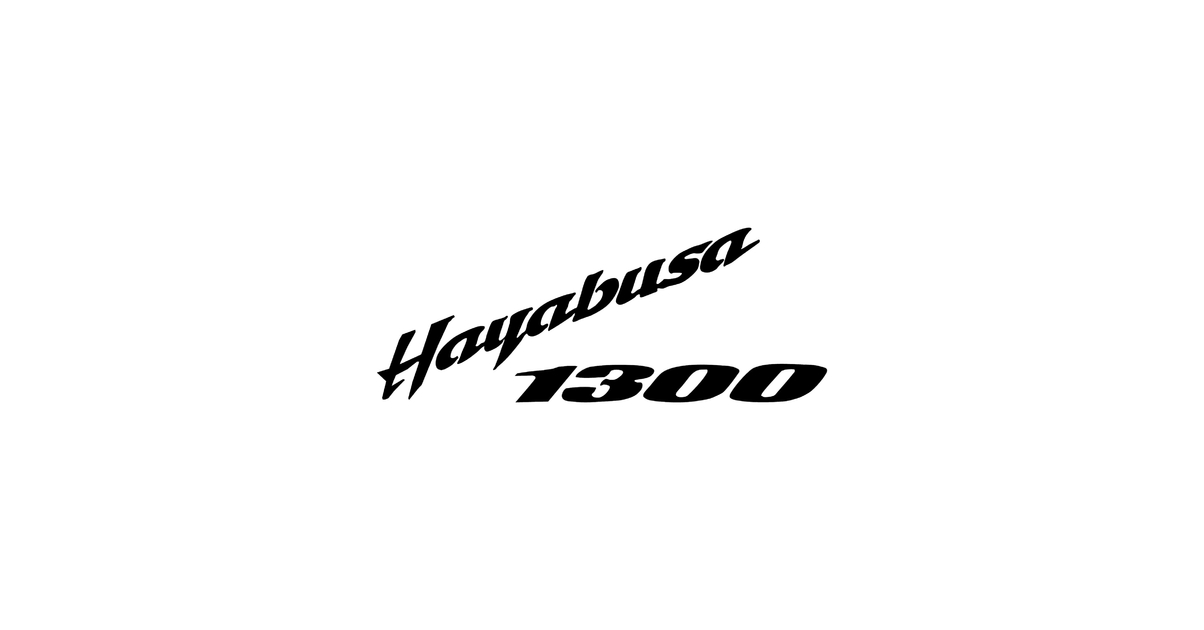 Stickers Suzuki Hayabusa 1300 Logo - Autocollant moto