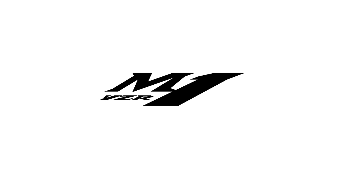 Stickers Yamaha M1 YZR Logo - Autocollant moto