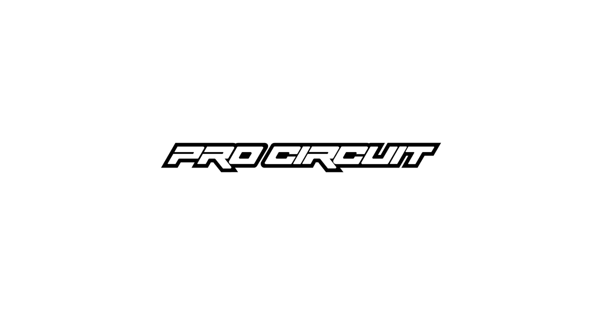 Autocollant Pro Circuit - Stickers Sponsor et marque