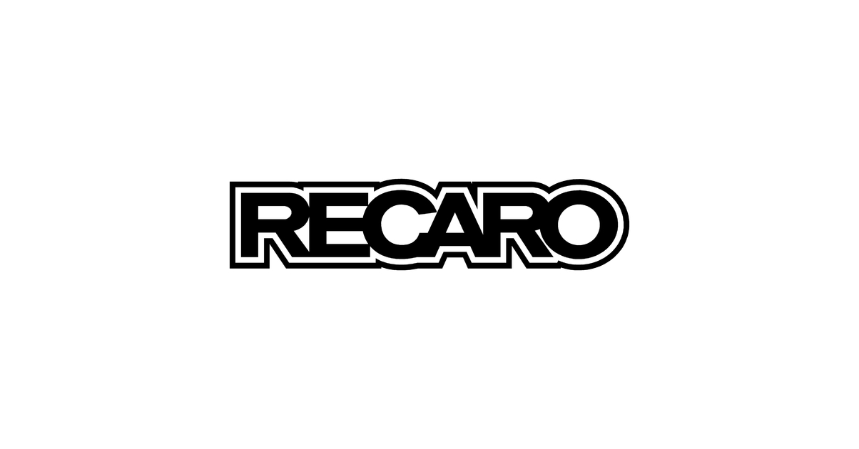 Stickers Recaro Logo - Autocollant Sponsor et marque