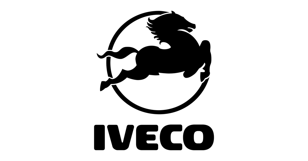 Stickers Iveco logo droite - Autocollant Camion et poids lourd
