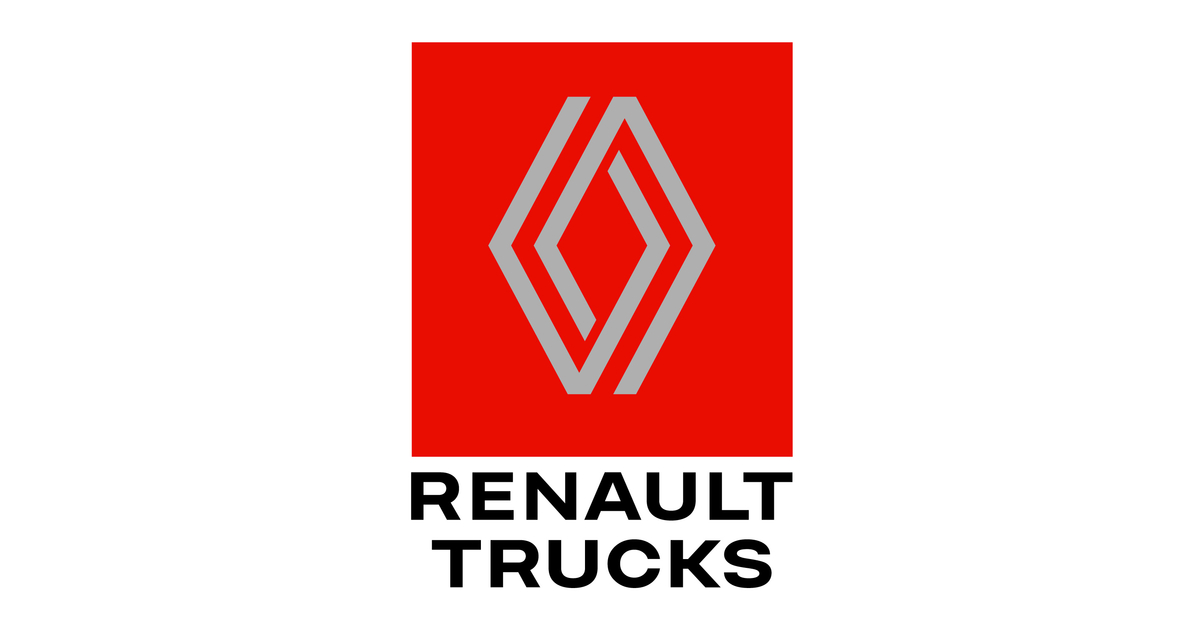 Stickers Renault trucks logo couleurs - Autocollant Camion