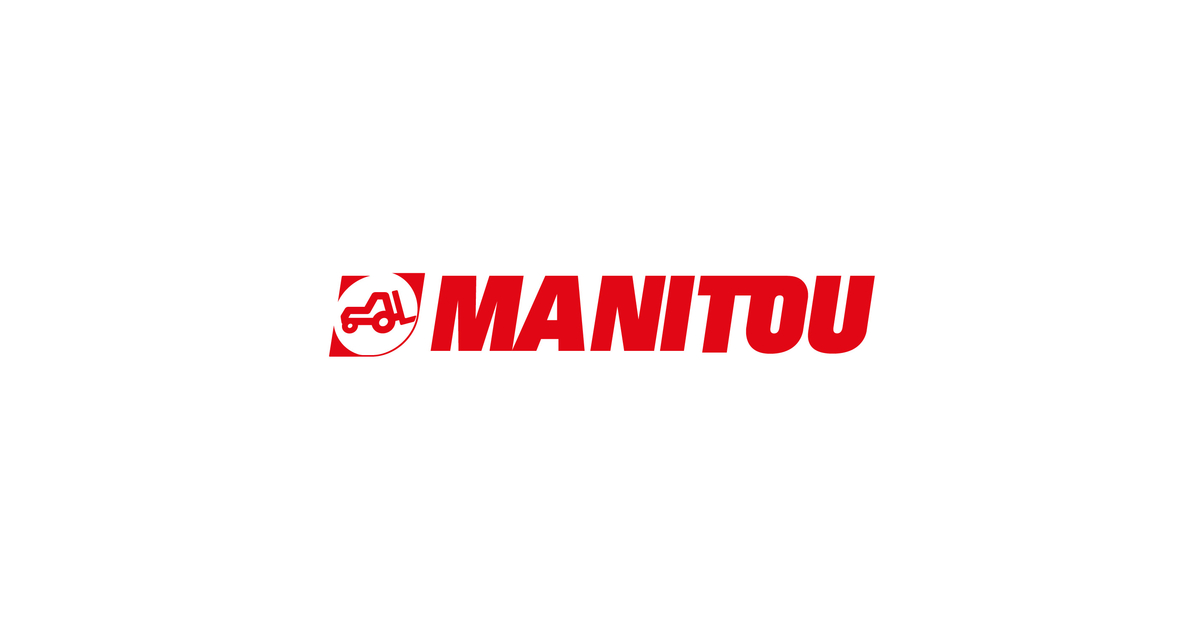 Stickers Manitou logo - Autocollant Manitou Engins de chantier