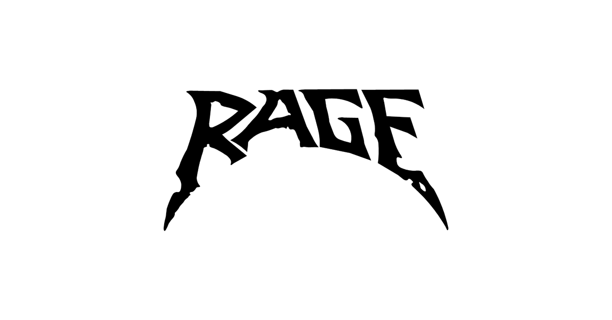 Stickers Rage - Autocollant Sponsor et marque