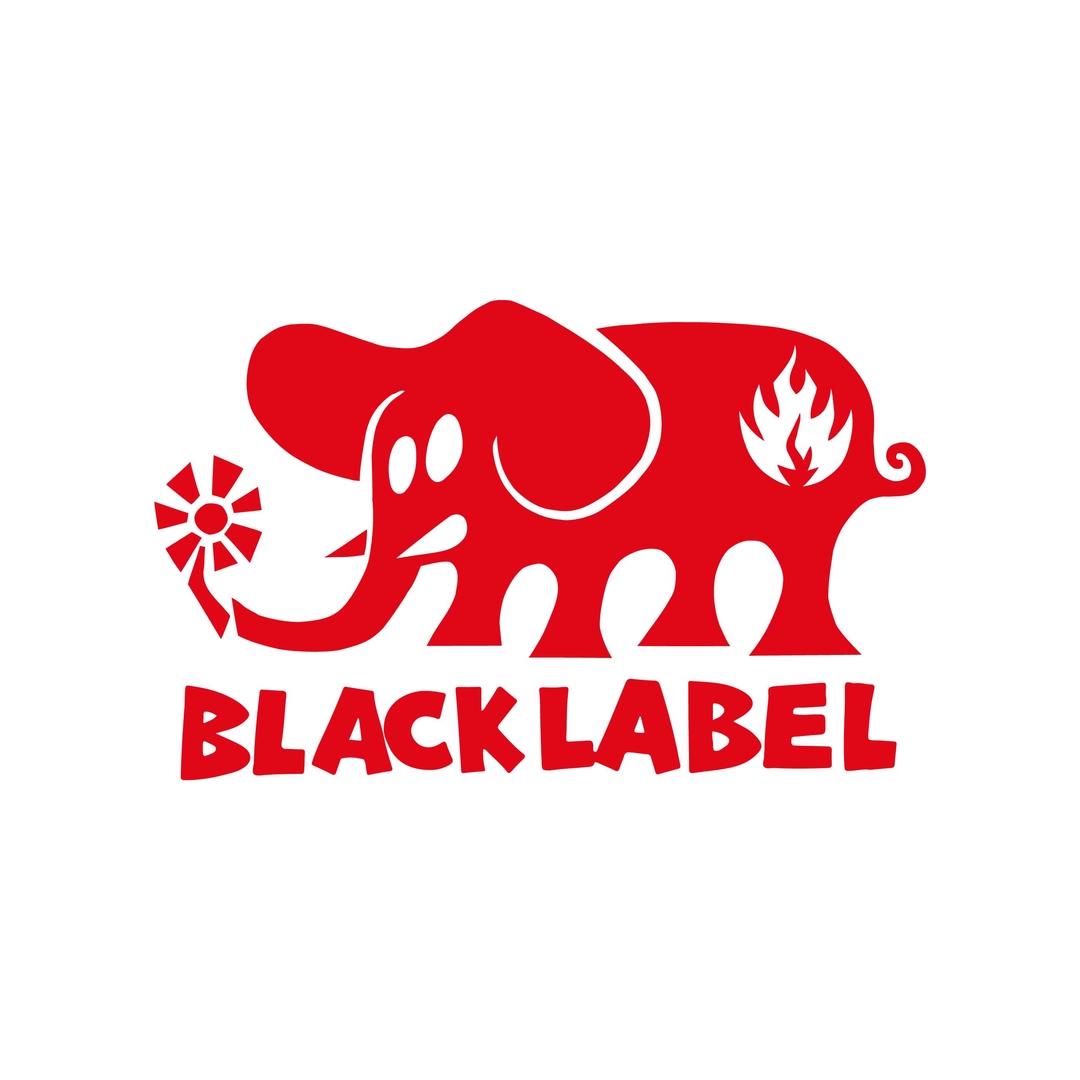Stickers Black Label - Autocollant Skateboard