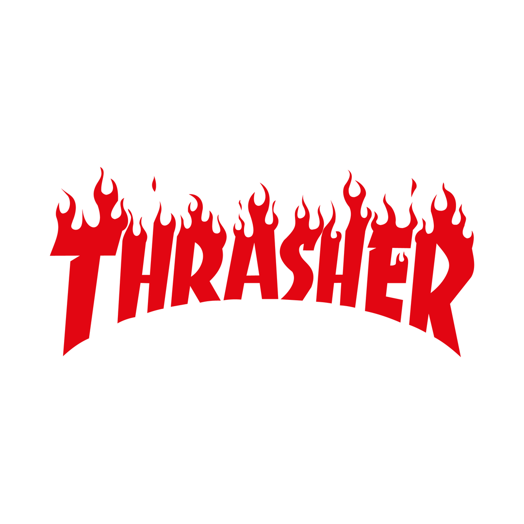 Stickers Trasher Logo - Autocollant Skateboard