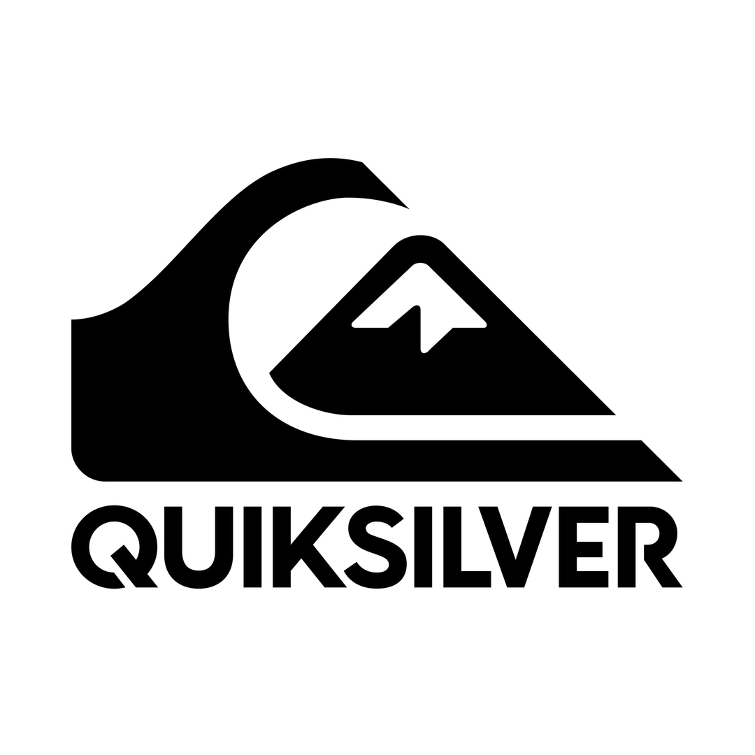 Stickers Quiksilver Surf - Autocollant Surf