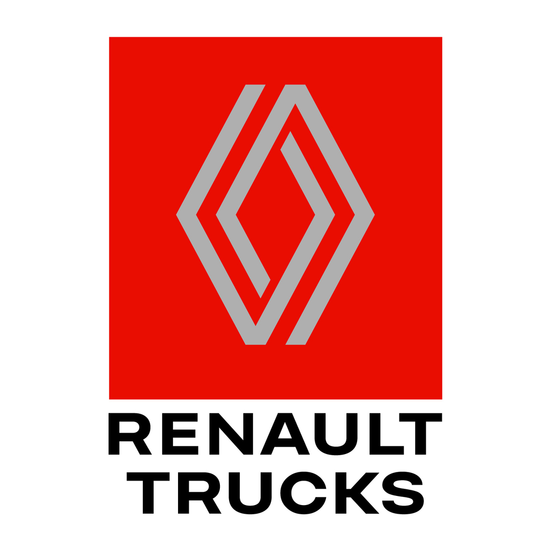 Stickers Renault trucks logo couleurs - Autocollant Camion
