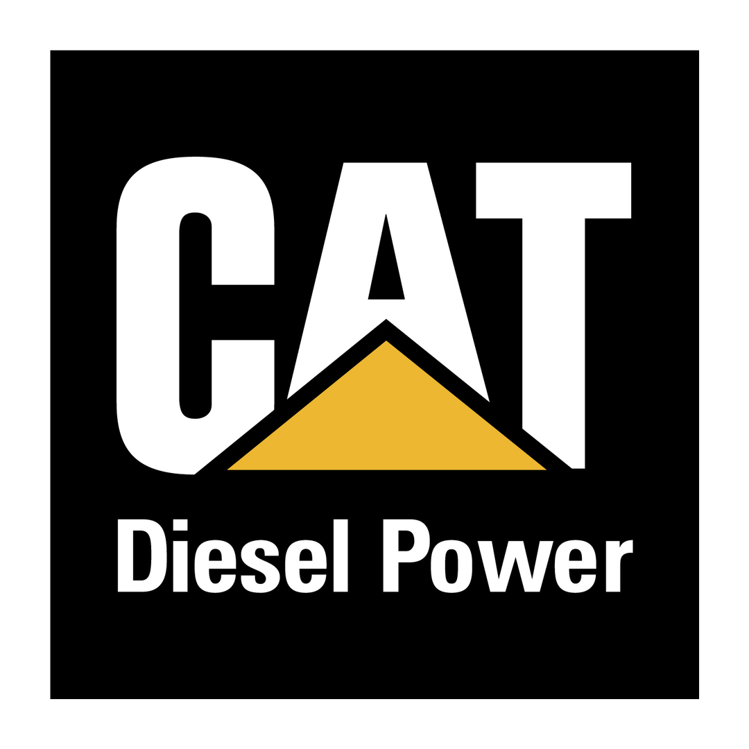 Stickers Caterpillar Diesel Power - Autocollant Chantier