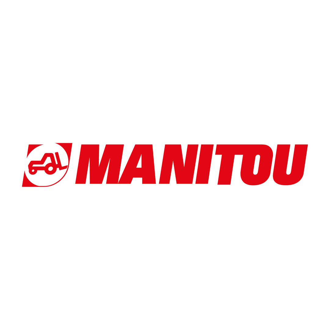 Stickers Manitou logo - Autocollant Manitou Engins de chantier