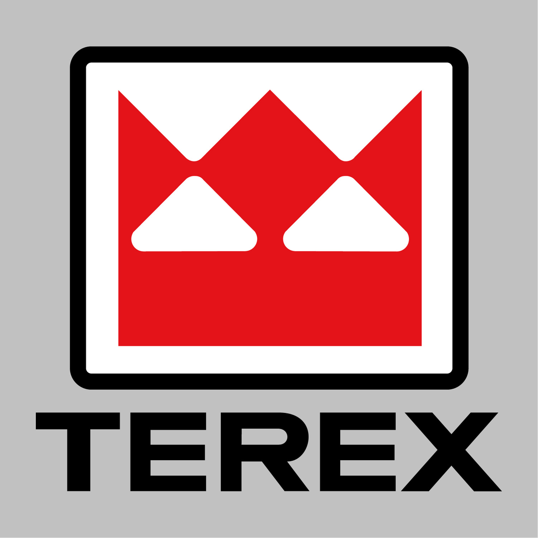 Stickers Terex bloc - Autocollant Terex Engins de chantier