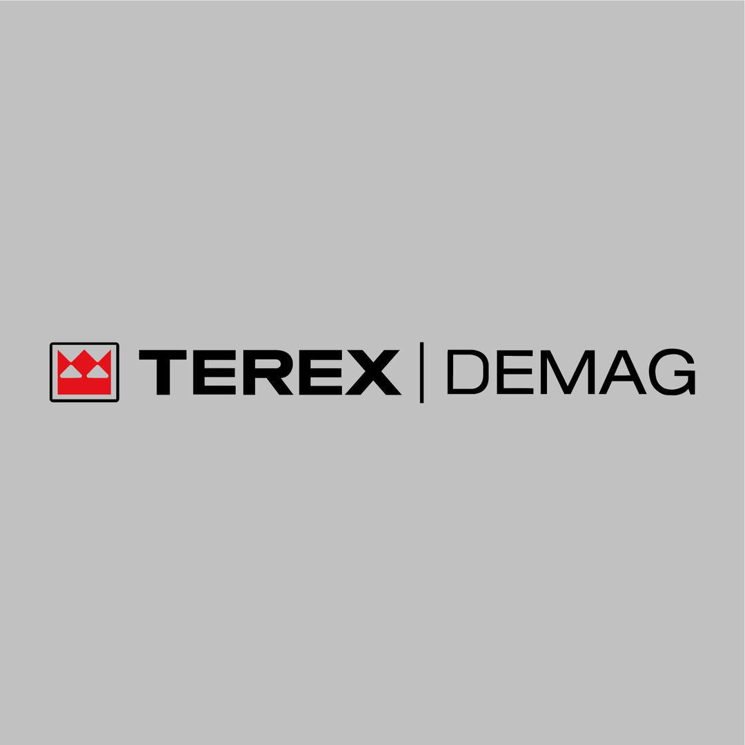Stickers Terex demag logo - Autocollant terex Engins de chantier