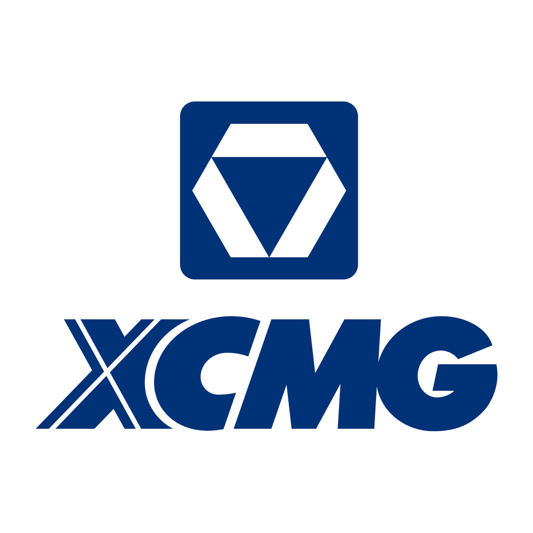 Stickers XCMG logo - Autocollant XCMG Engins de chantier