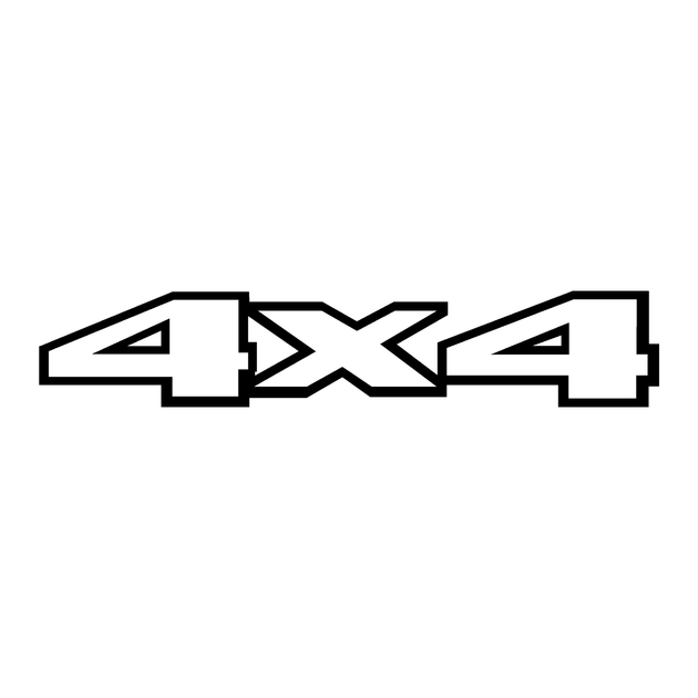 Stickers 4x4 Logo Ref 3 - Autocollant 4x4