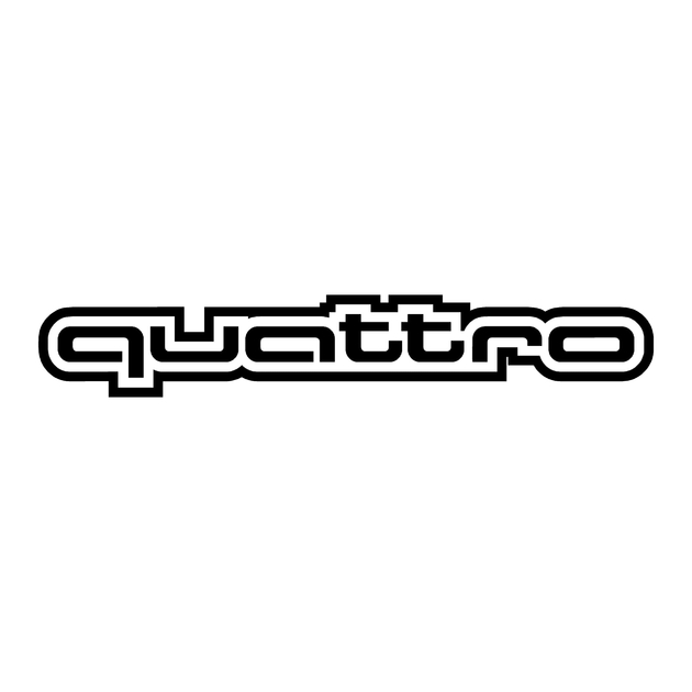Autocollant Audi Quattro - Stickers voiture