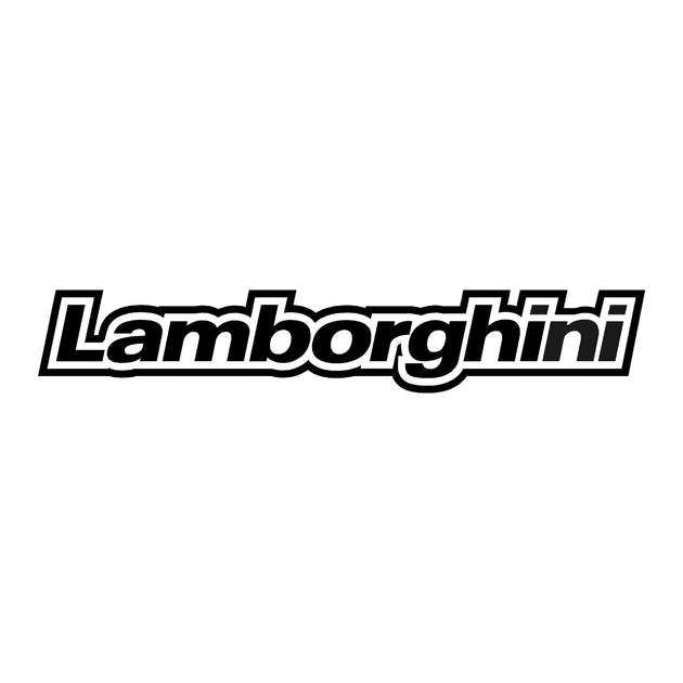 Stickers Lamborghini écriture ref2 - Autocollant voiture