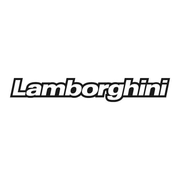 Autocollant Lamborghini écriture - Stickers voiture
