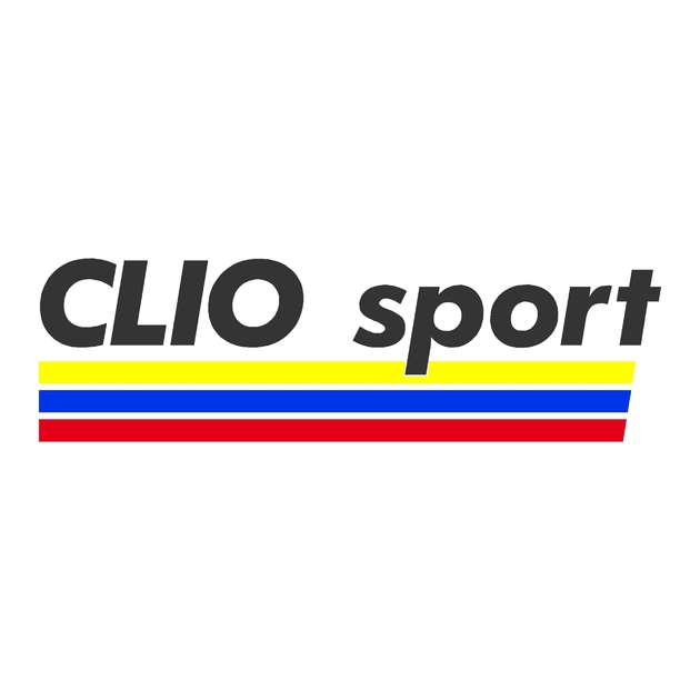 Stickers Clio Sport Renault - Autocollant voiture