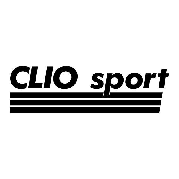 Stickers Clio Sport - Autocollant voiture