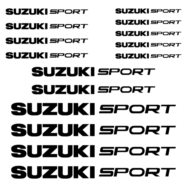 Kit Stickers Suzuki Sport - Autocollant voiture