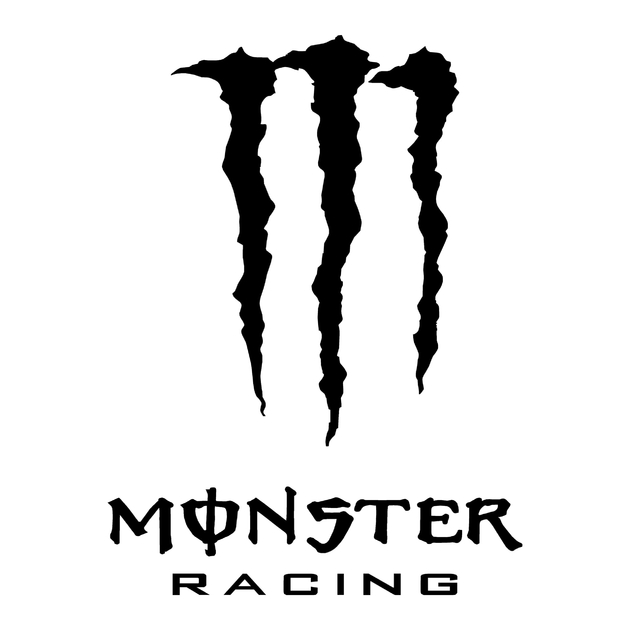 Stickers Monster Racing - Autocollant Sponsor et marque