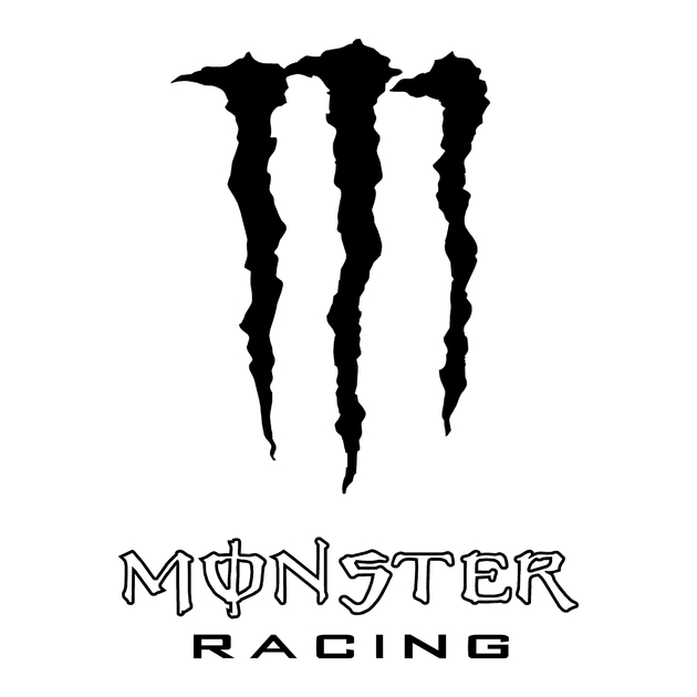 Autocollant Monster Racing - Stickers Sponsor et marque