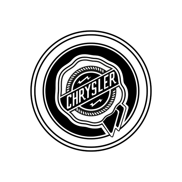 Stickers Chrysler Embleme - Autocollant voiture