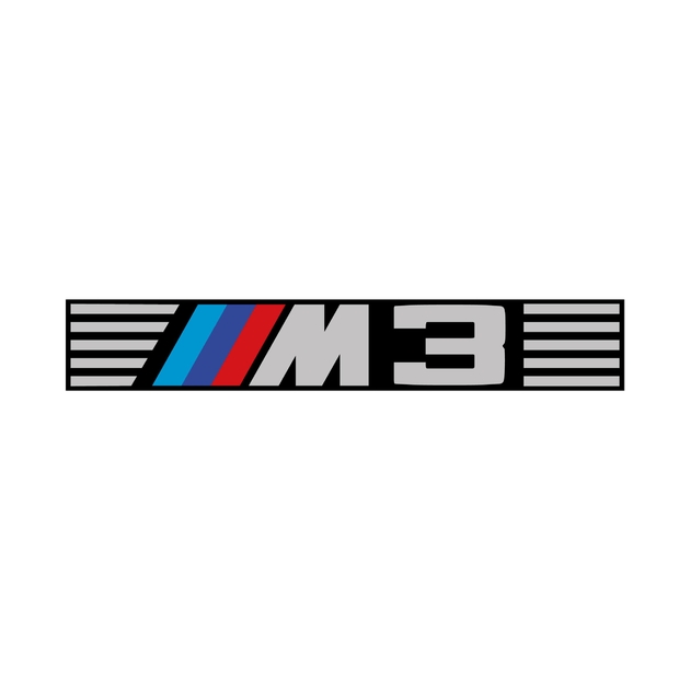 Stickers BMW M3 bandeau - Autocollant voiture