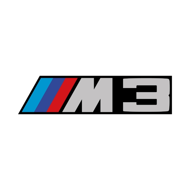 Stickers BMW M3 Couleurs - Autocollant voiture
