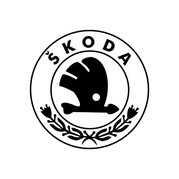 Stickers Skoda Logo classique - Autocollant voiture