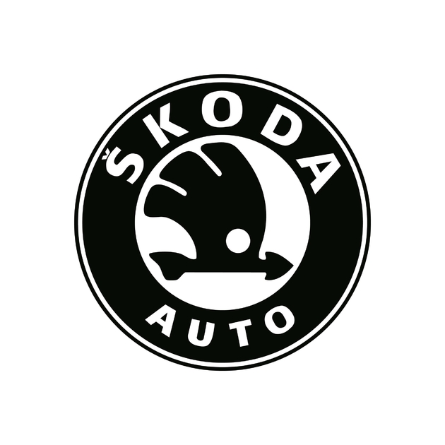 Stickers Skoda Logo - Autocollant voiture