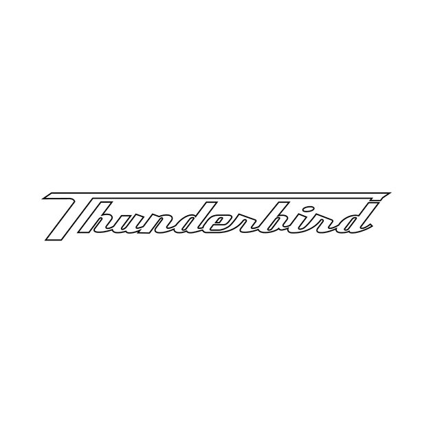 Stickers Triumph Thunderbird contour - Autocollant moto
